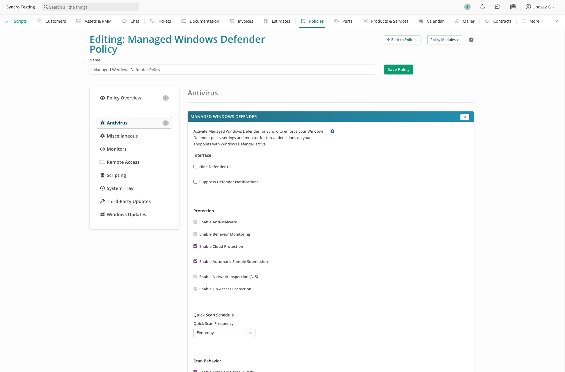 Managed Microsoft Defender: Now Available With Syncro | Syncro