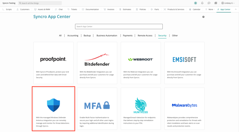 Managed Microsoft Defender: Now Available With Syncro | Syncro