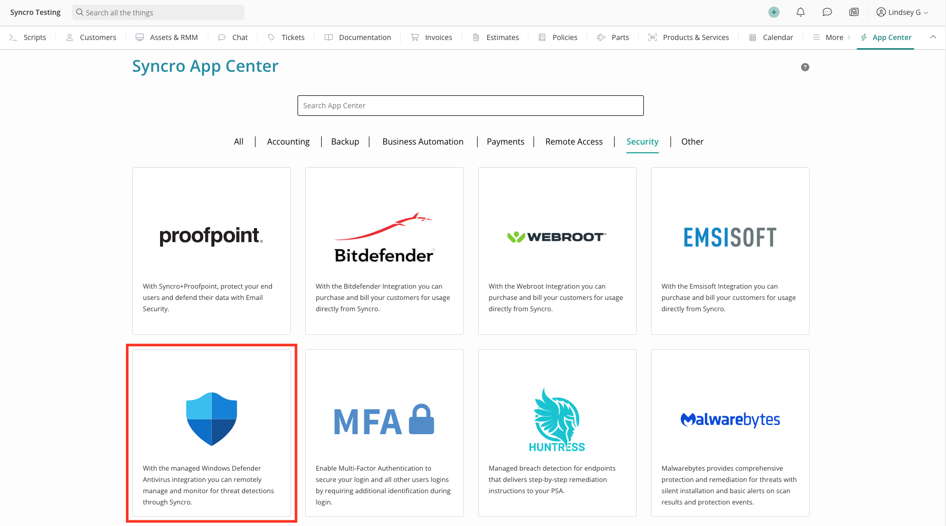 Managed Microsoft Defender: Now Available With Syncro | Syncro