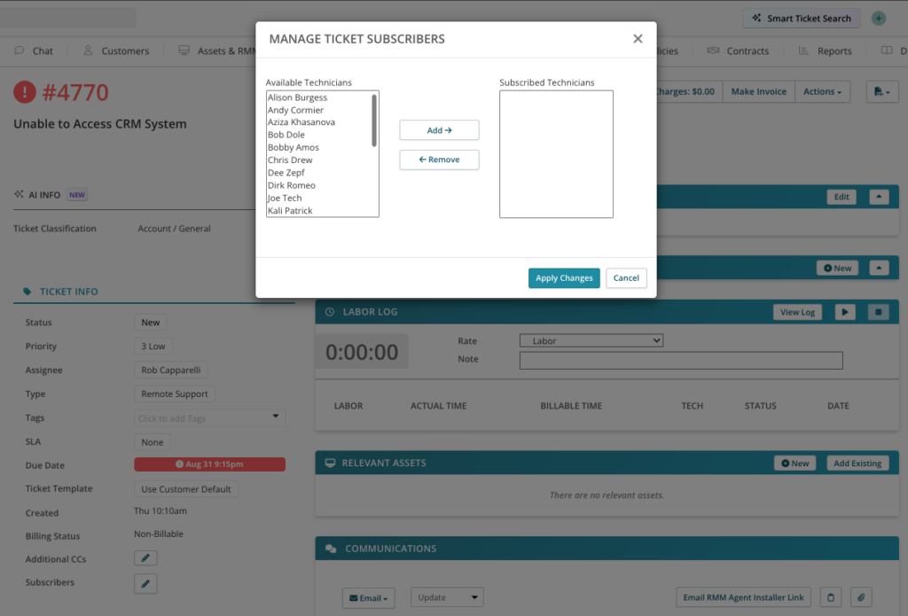 Ticket Collaboration Tips and Best Practices | Syncro