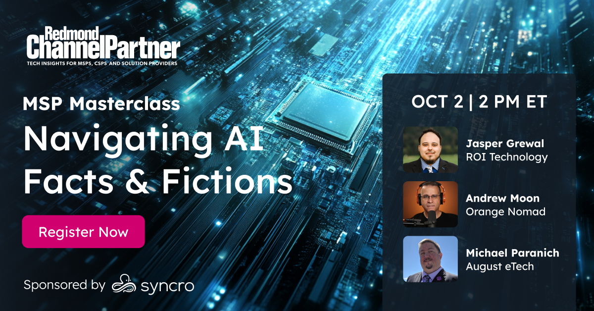 MSP Masterclass: Navigating AI Facts & Fictions | Syncro