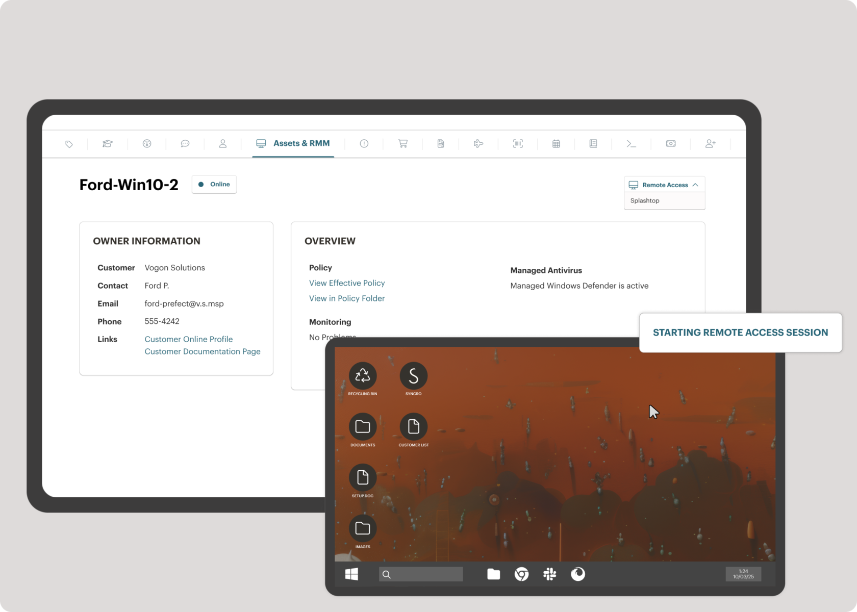 Fully Integrated MSP & IT Management Platform | Syncro
