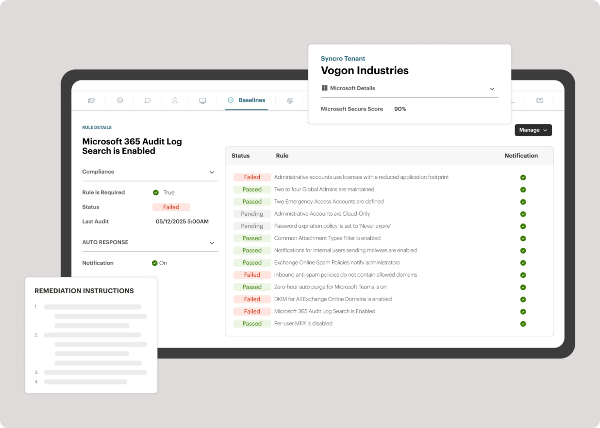 Microsoft 365 Multi-Tenant Management Tools | Syncro