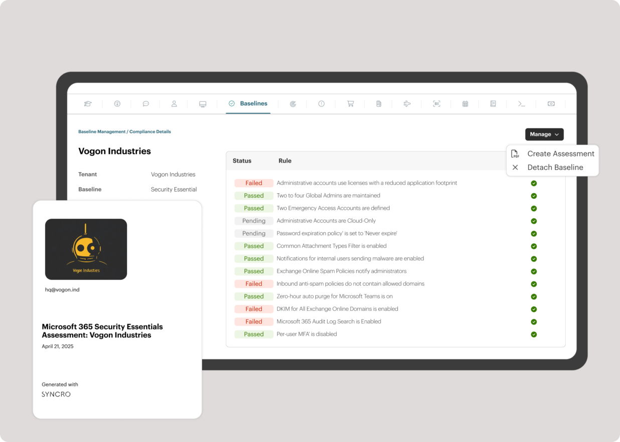 Microsoft 365 Multi-Tenant Management Tools | Syncro